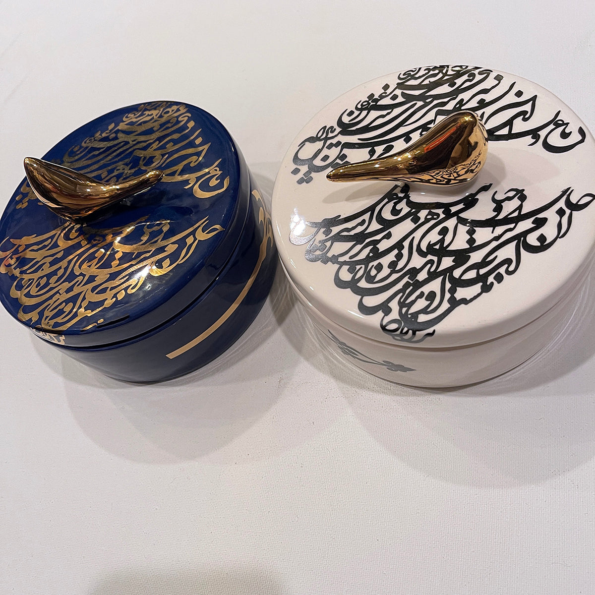 Beautiful Round Ceramic Chocolate Container With A Lid Designed by Cal ...